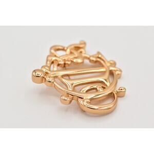 Dior | Jewelry | Christian Dior Vintage Logo Pin Brooch Insignia Script ...